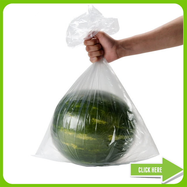 HDPE Transparent Plastic Bag On Roll , Clear Food Bags ISO9000 Certification
